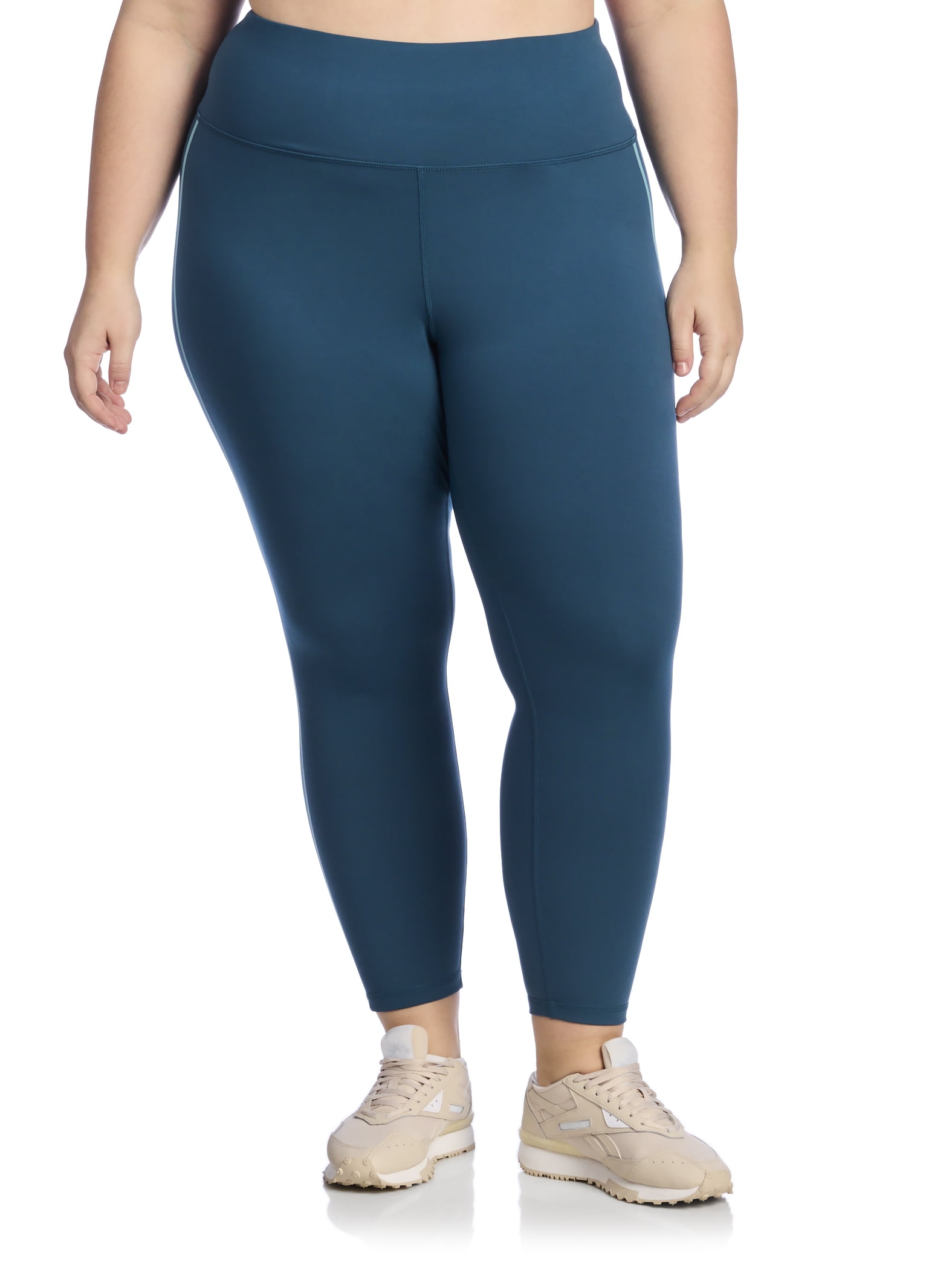 Reebok Women's and Women's Plus On-the-Go High Rise 7/8 Legging, Sizes ...