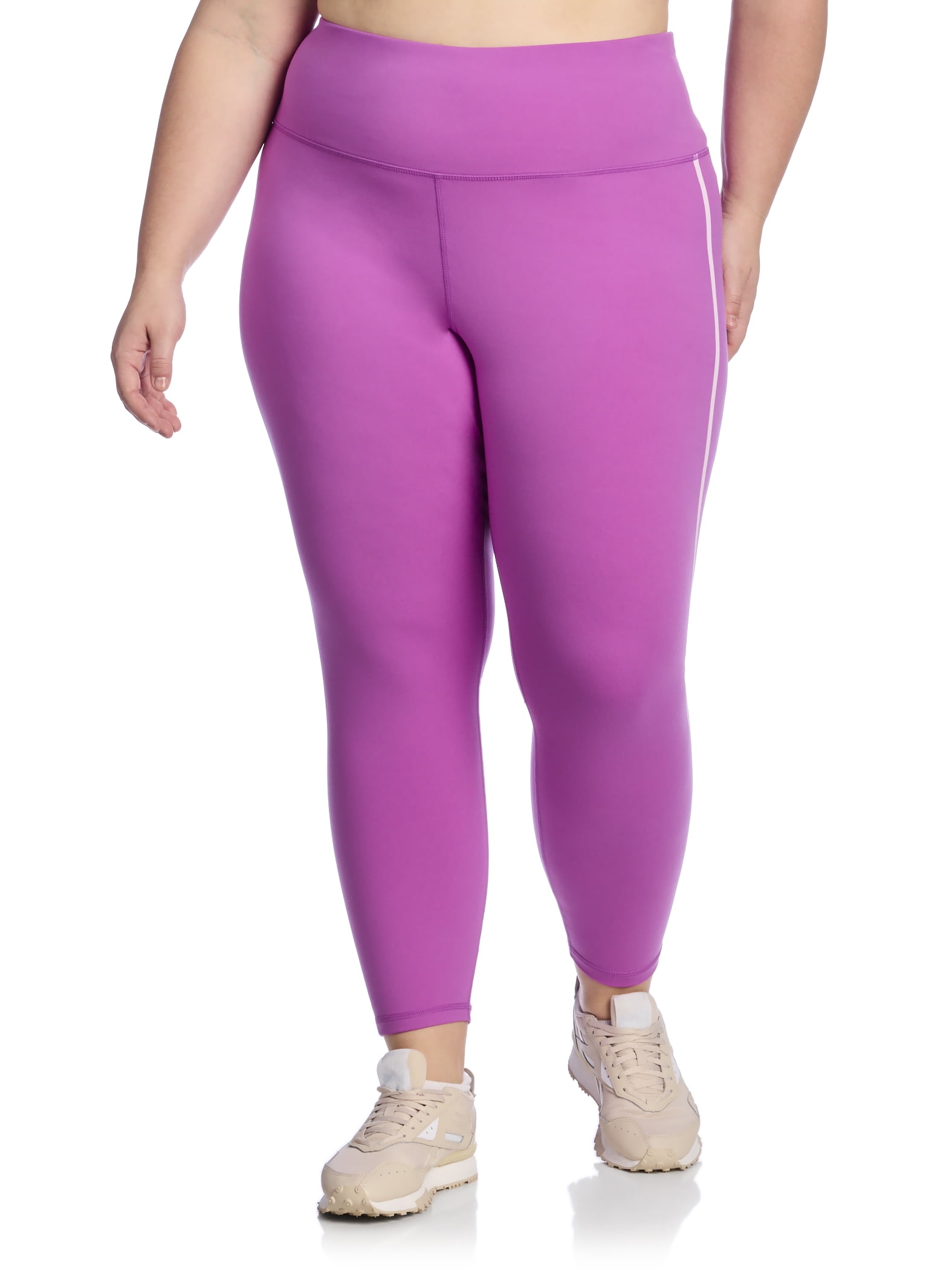 Reebok Women's High Rise 7/8 Legging with Pocket, Sizes XS-4X, Moisture ...