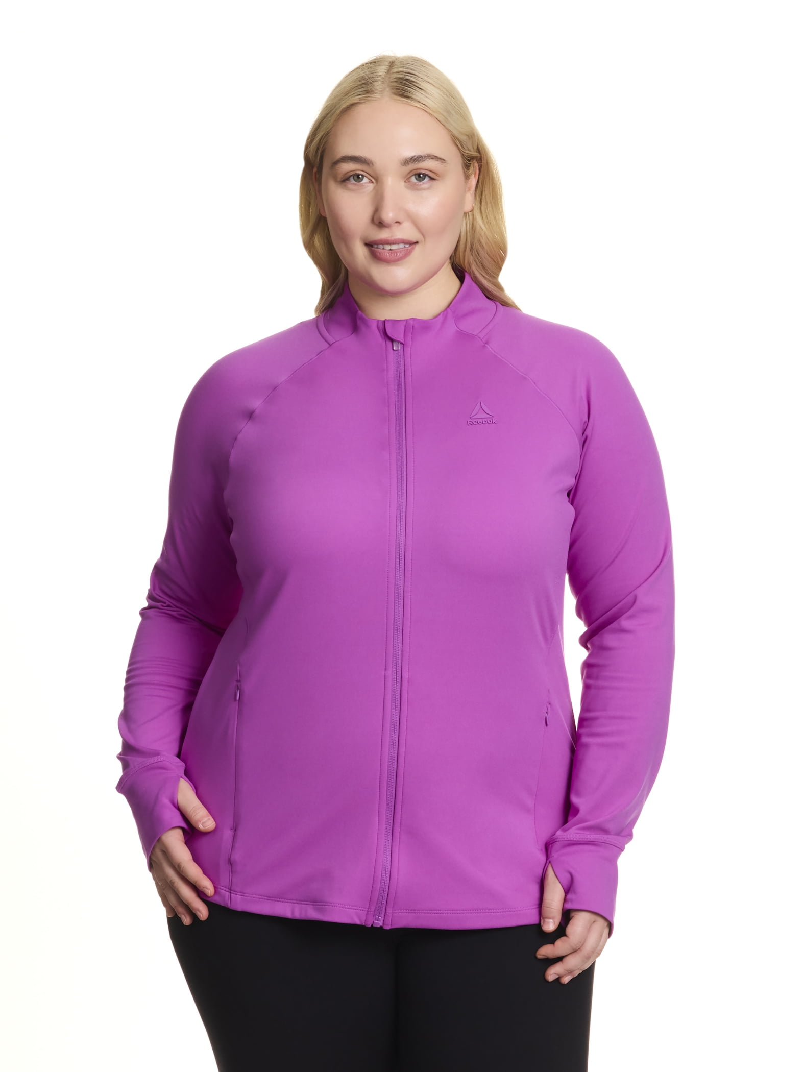 Reebok Women's and Women's Plus Reflex Performance Jacket, Sizes XS-4X ...