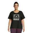 Reebok Women’s Plus Size Short-Sleeve Graphic Print T-Shirt, Sizes 1X ...