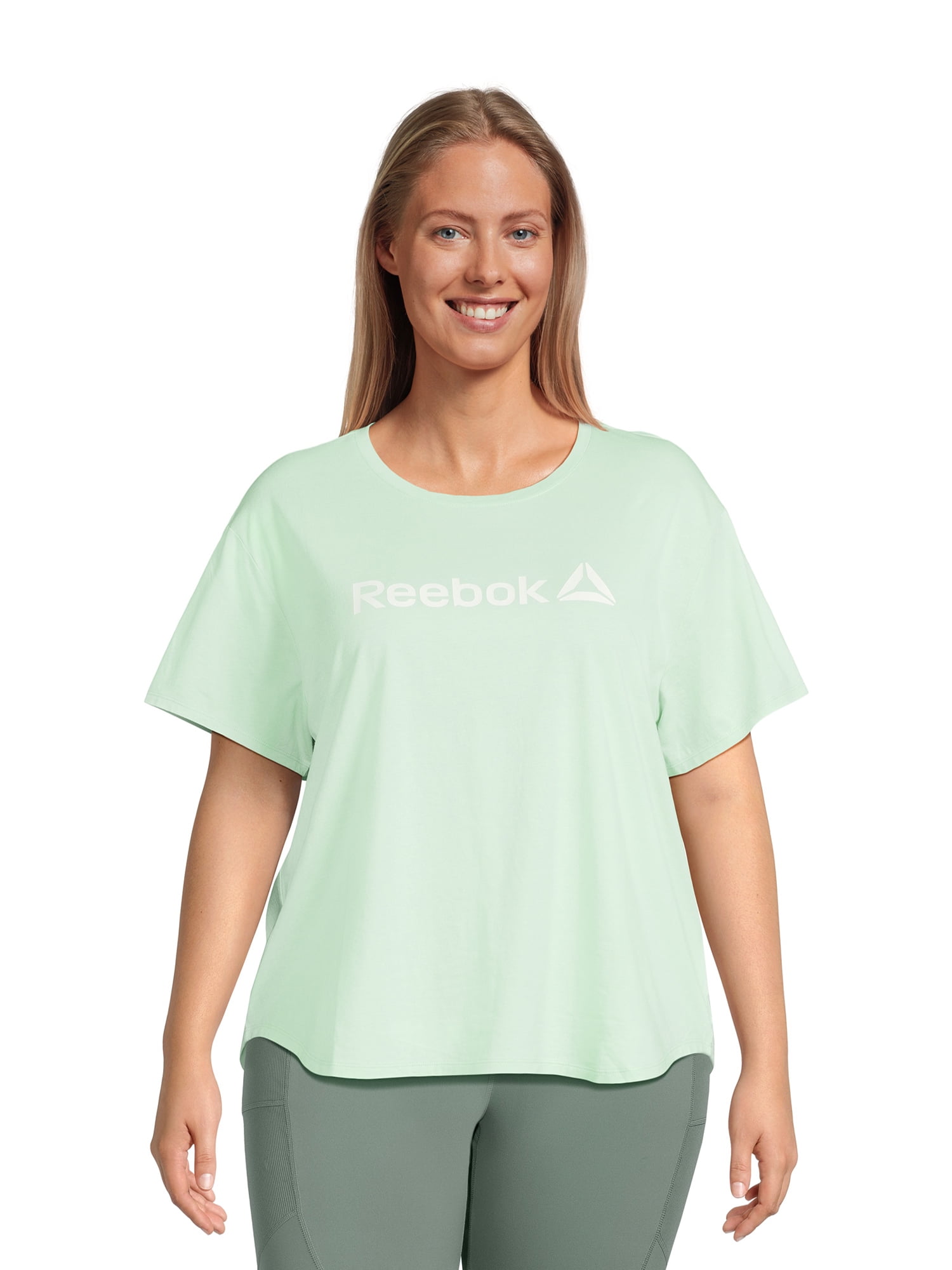 Reebok Women’s and Women's Plus Size Short-Sleeve Graphic T-Shirt ...