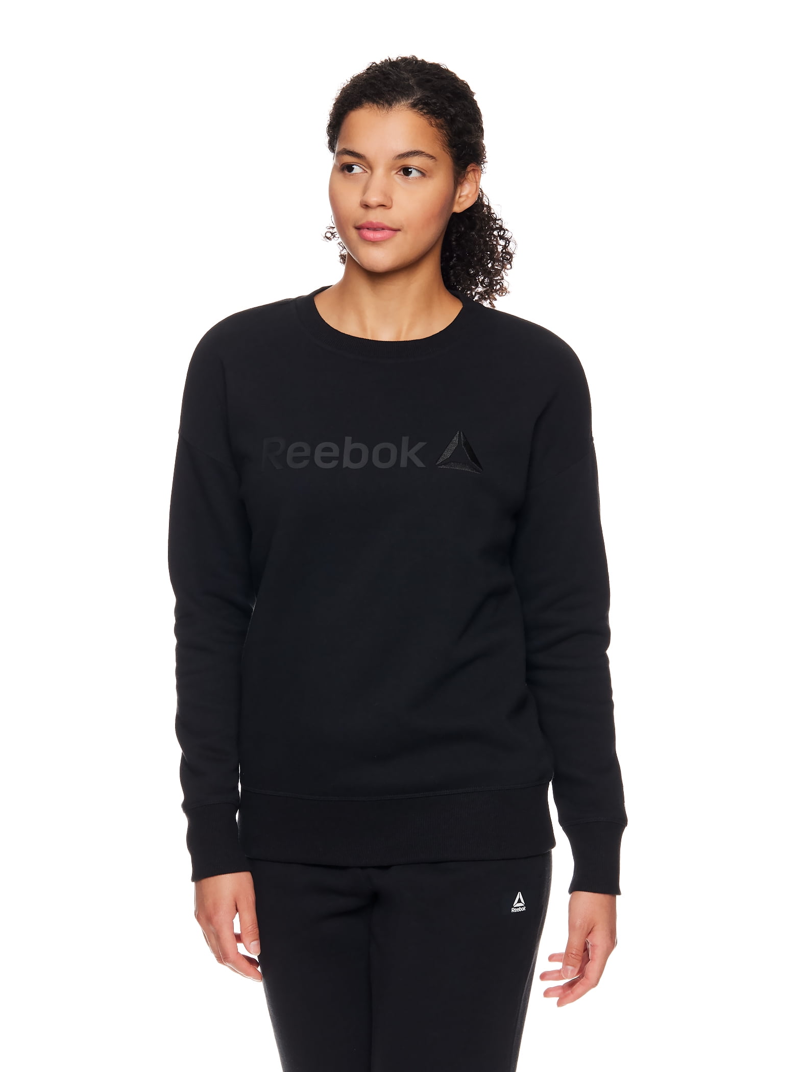 Reebok Women's Soft Durable Athletic Crew Neck Sweatshirt - Walmart.com
