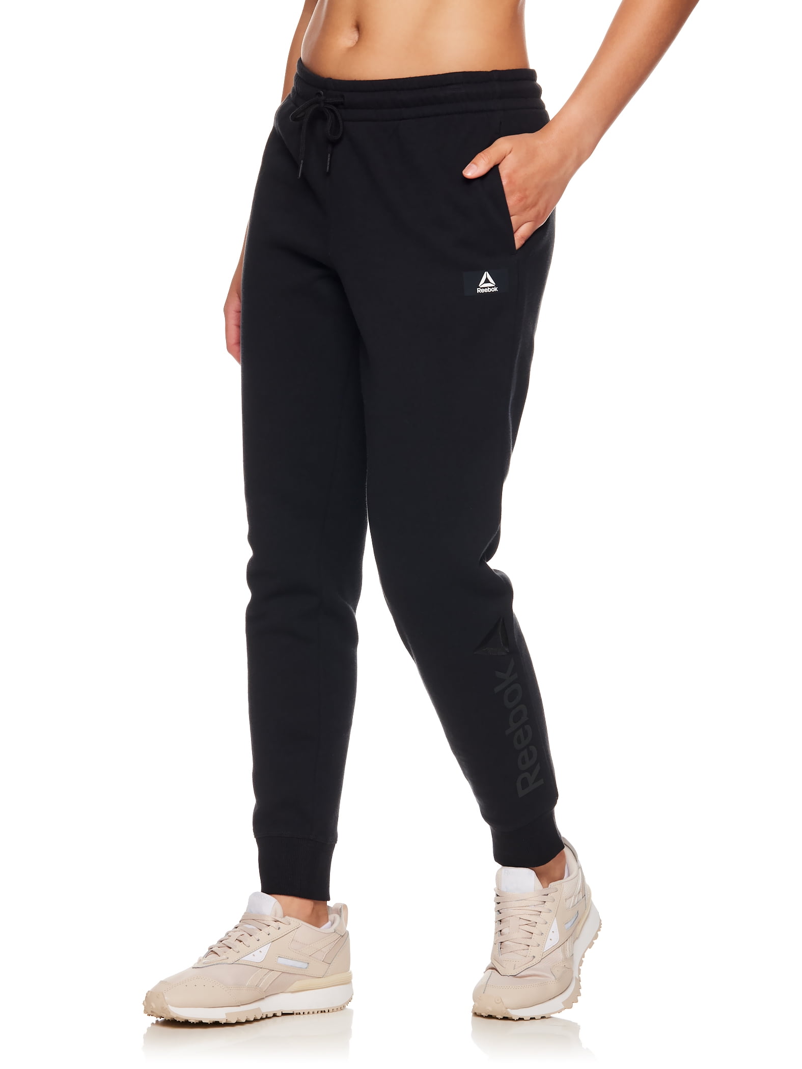 Reebok Women's Purpose Jogger with Back Pocket - Soft Fleece ...