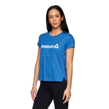 Reebok Women's Motion Graphic Cropped Short Sleeve Tee - Walmart.com