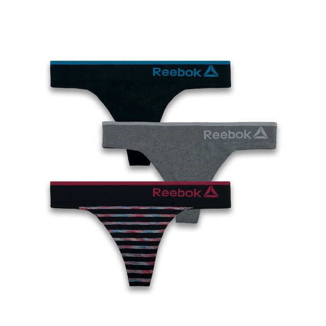 Reebok Women's Seamless Thong, 3-Pack - Walmart.com