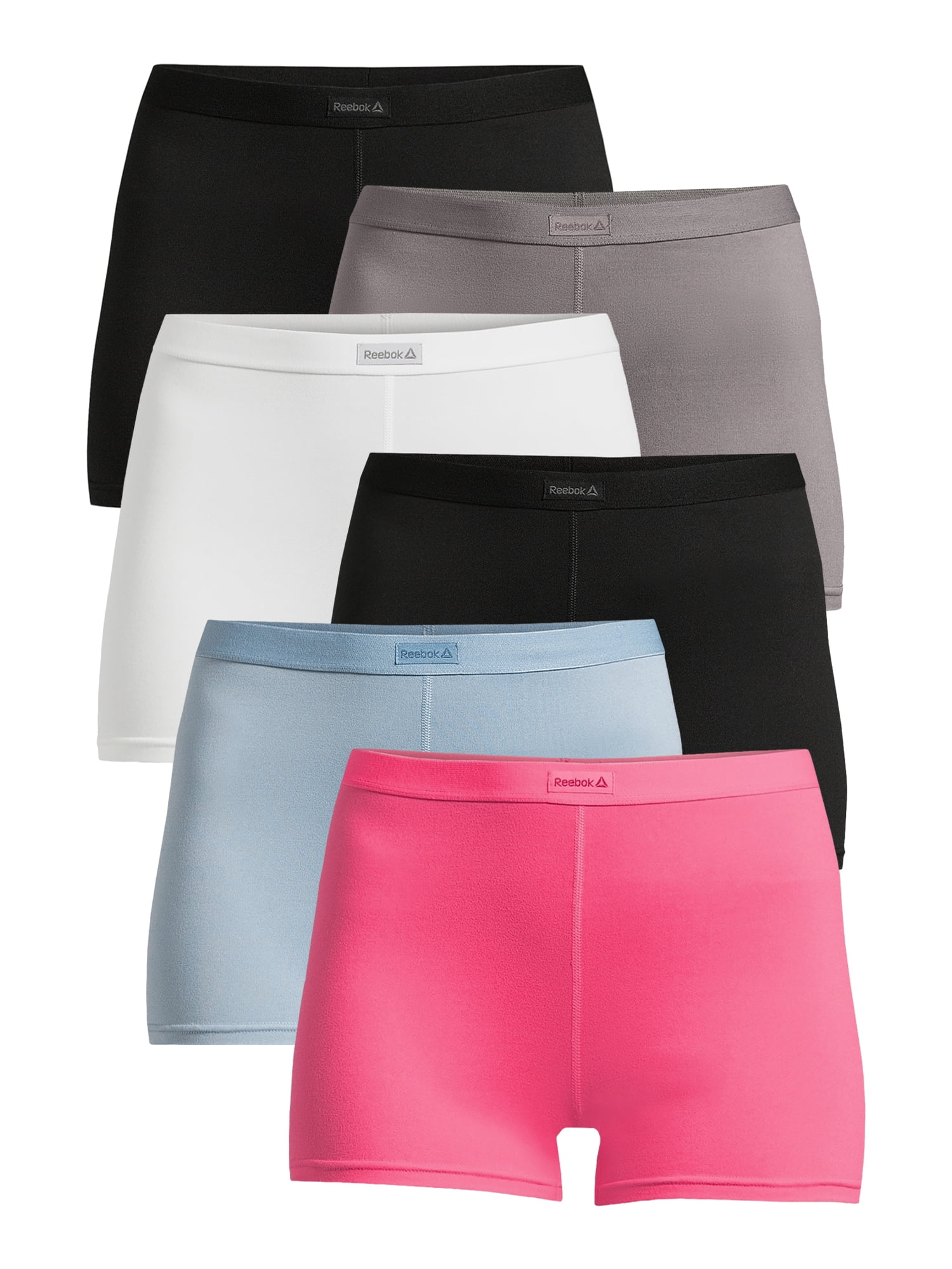 Reebok Womens Sport Hipster Panties 6 Pack