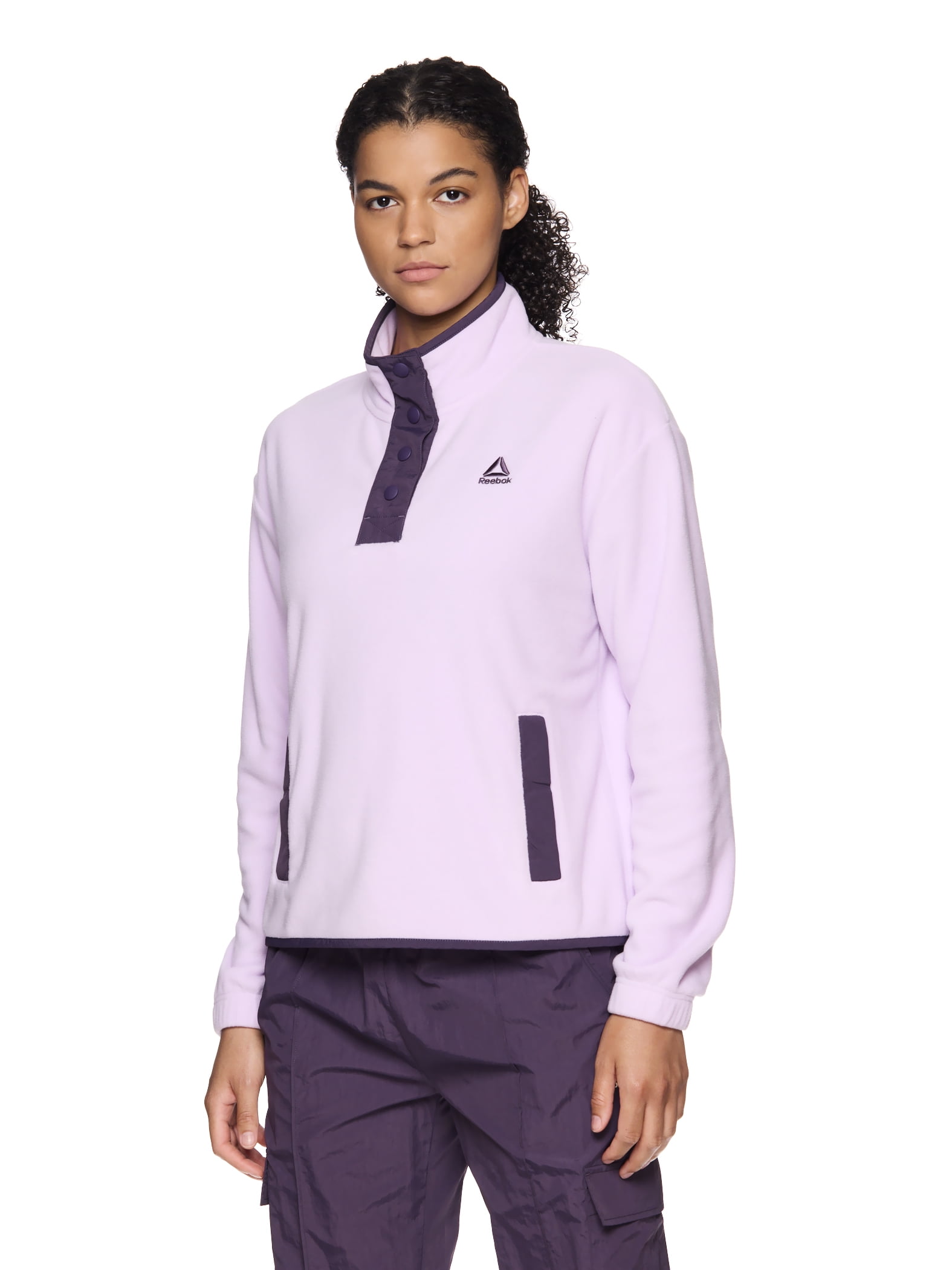 Reebok Women's and Women's Plus Weekender Pullover with Pockets, Sizes ...