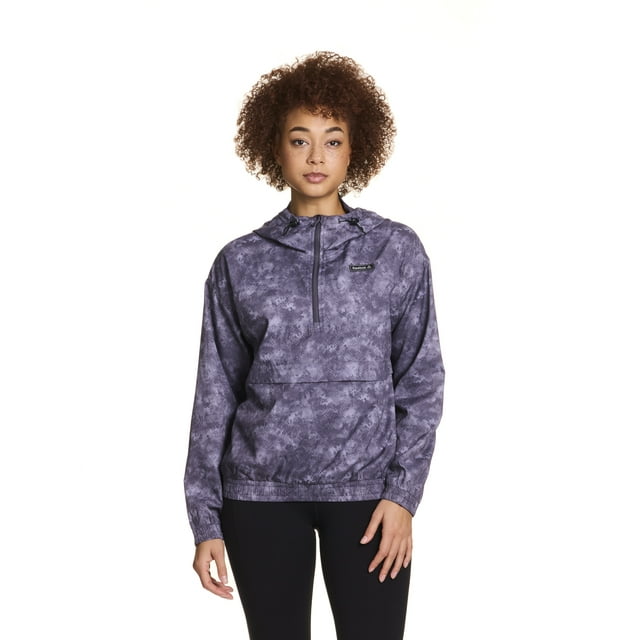 Reebok Women's and Women's Plus Half-Zip Sprinter Jacket, Sizes XS-4X ...