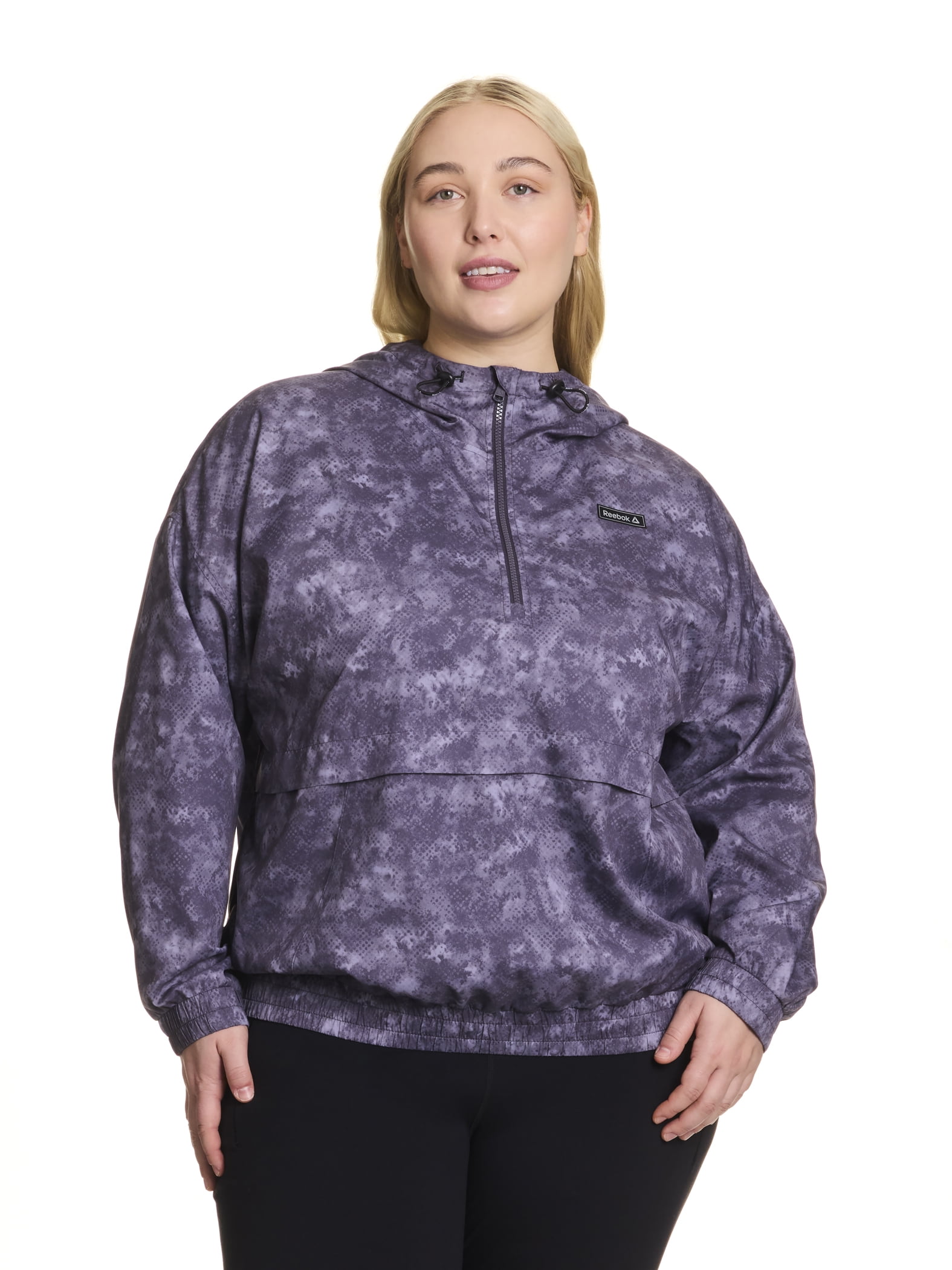 Reebok Women's and Women's Plus Half-Zip Sprinter Jacket, Sizes XS-4X ...