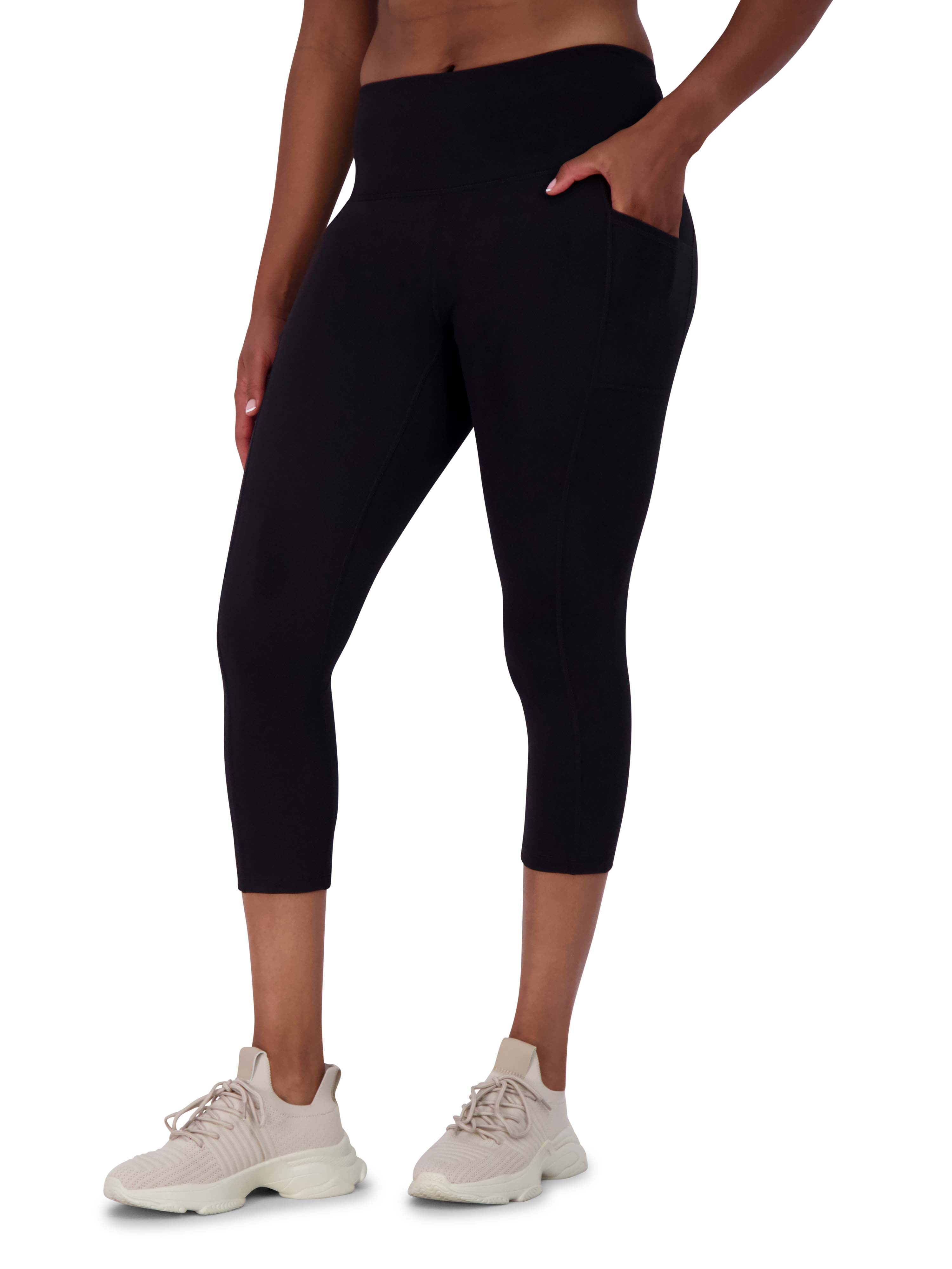 Reebok Women's and Women's Plus Highrise Everyday Capri Legging with 20 ...