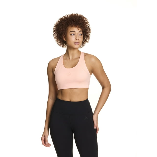 Reebok Women's and Women's Plus Medium Impact Reflex Sports Bra, Sizes ...