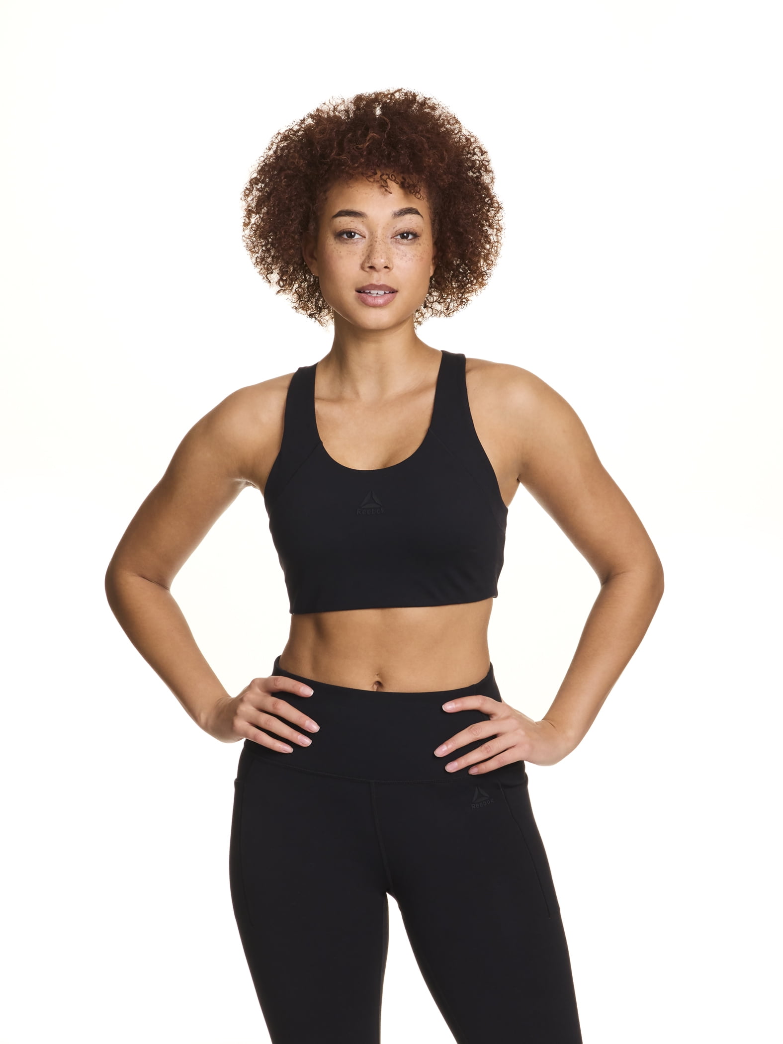 Reebok Women's and Women's Plus Medium Impact Reflex Sports Bra, Sizes ...
