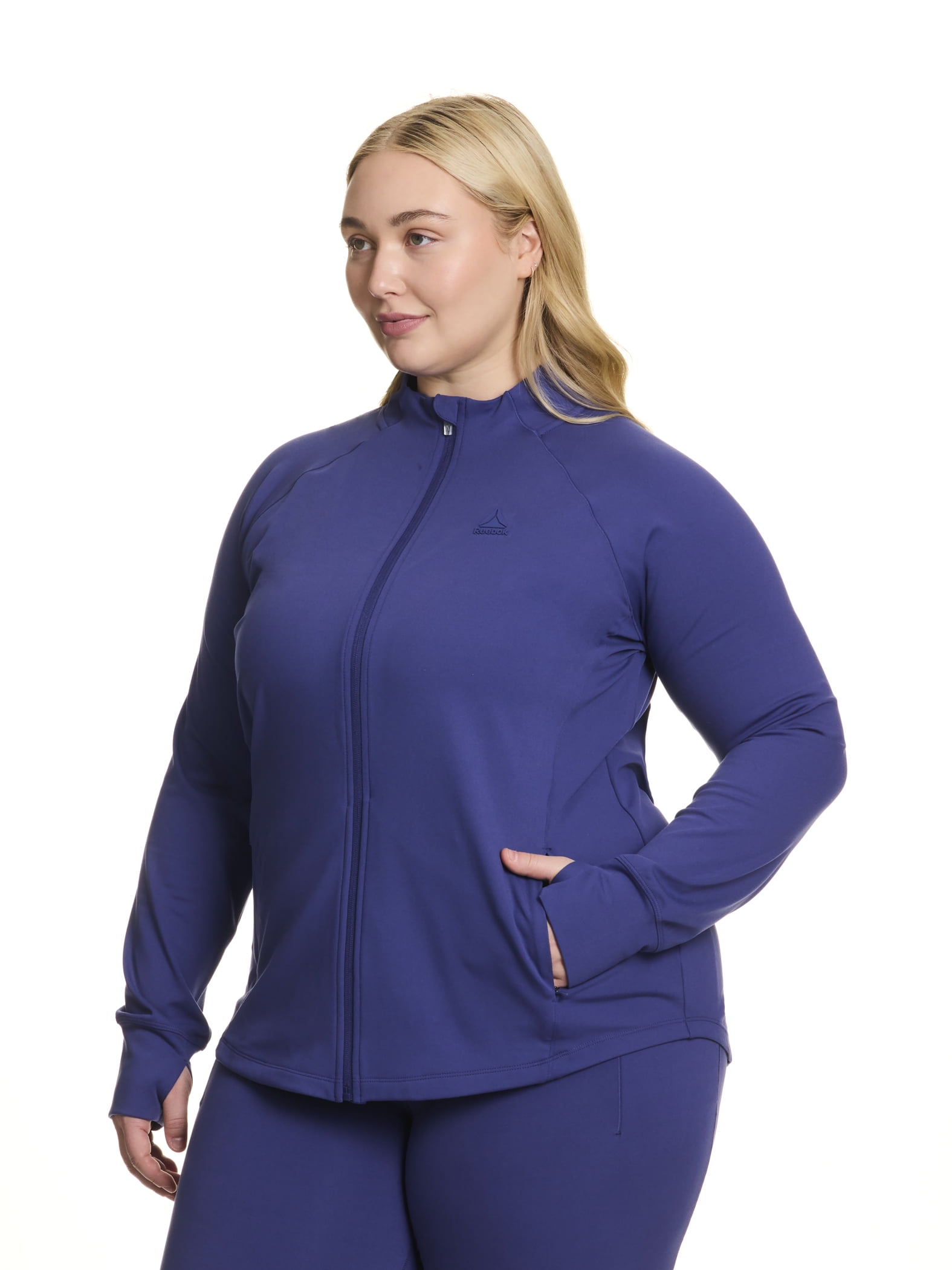 Reebok Women's and Women's Plus Reflex Performance Jacket, Sizes XS-4X ...