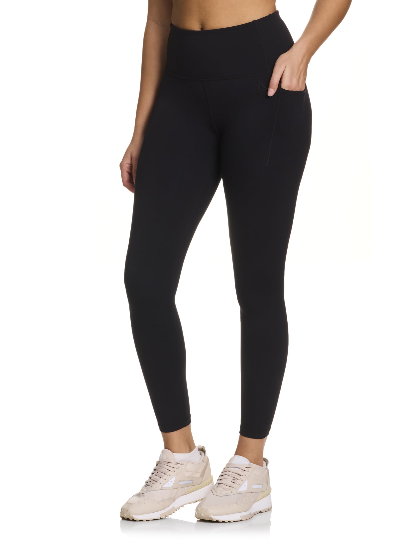 Reebok Women's High Rise Reflex Leggings with Pockets, Moisture-Wicking ...