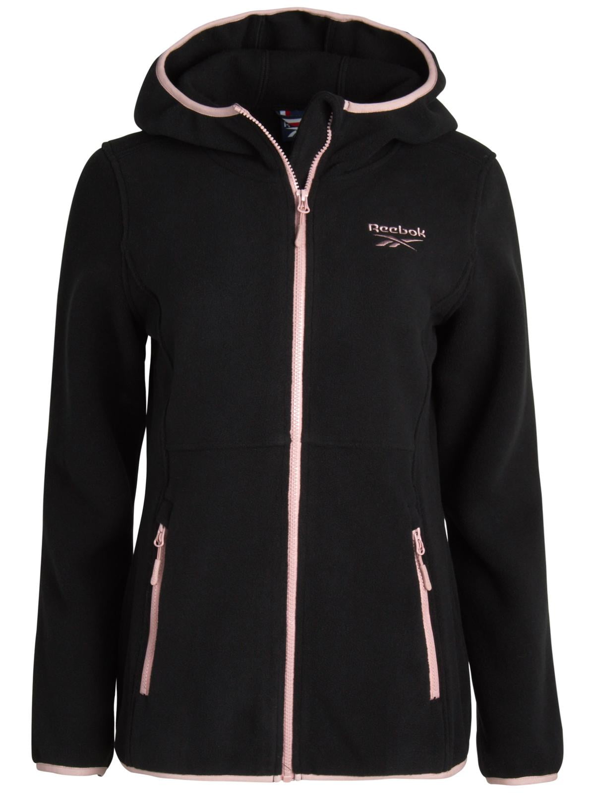Reebok Womens Fleece Lightweight Fleece Jacket - Walmart.com