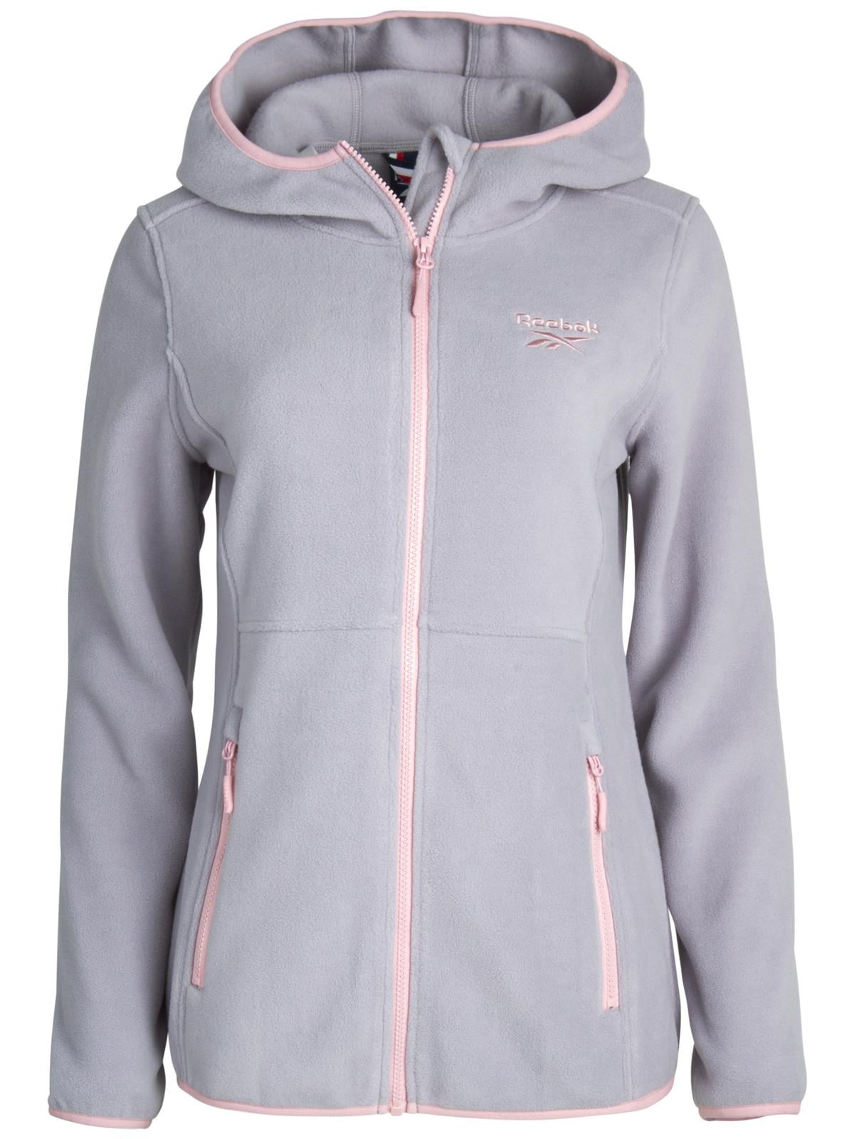 Reebok Womens Fleece Lightweight Fleece Jacket - Walmart.com