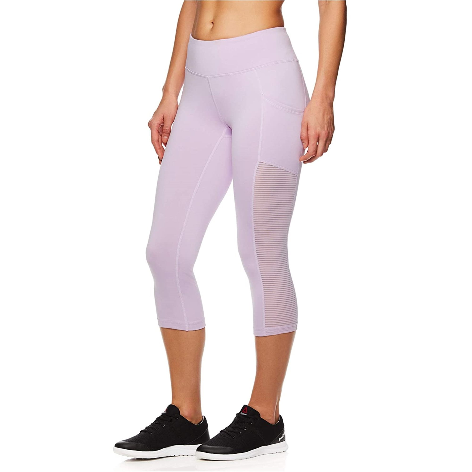 Reebok Womens Focus Capri Compression Athletic Pants - Walmart.com