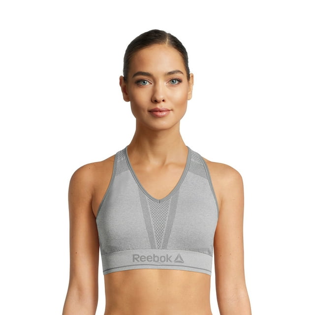 Reebok Medium Support Seamless Sports Bra - Walmart.com