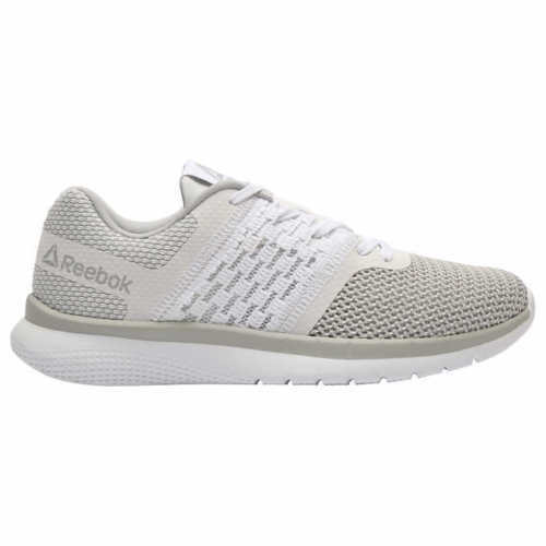 Reebok Womens PT Prime Runner Athletic Running Shoes (White/Steel, 7.5 ...