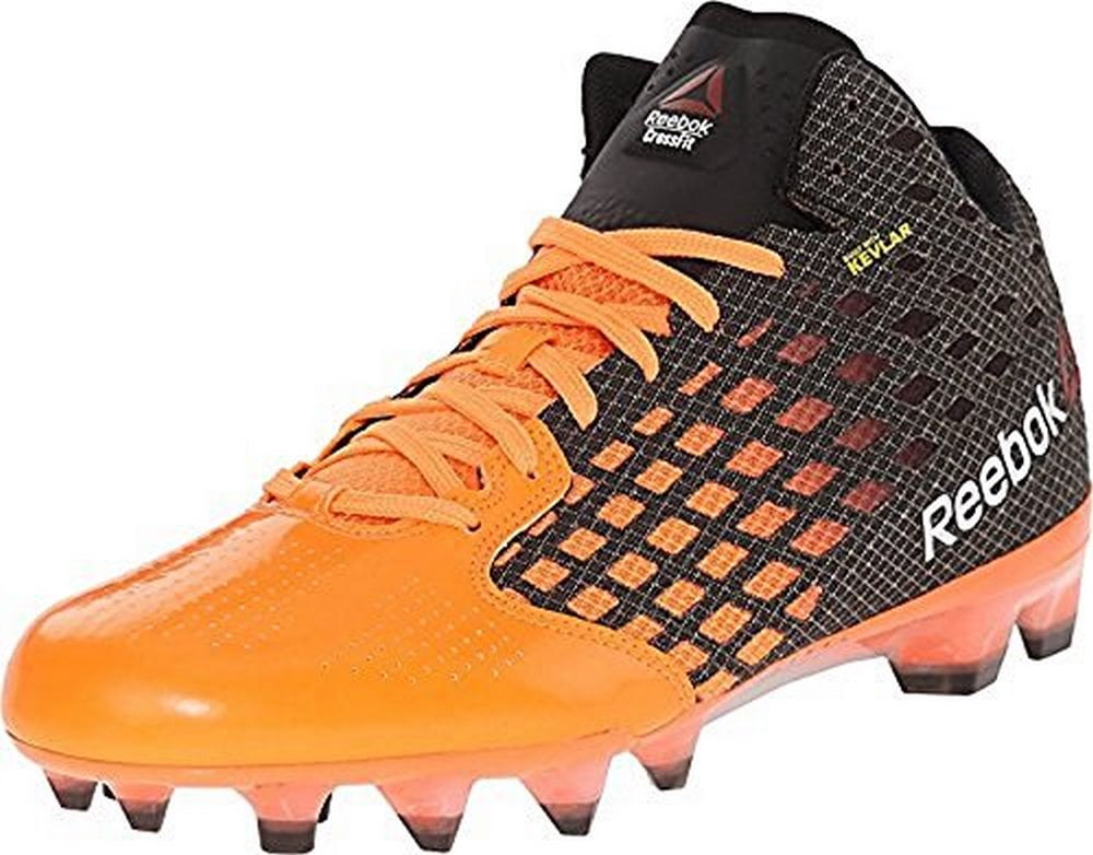 Reebok Womens R CROSSFIT STADIUM CLEAT, BLACK/ELECTRIC PEACH/WHIT, 9 ...