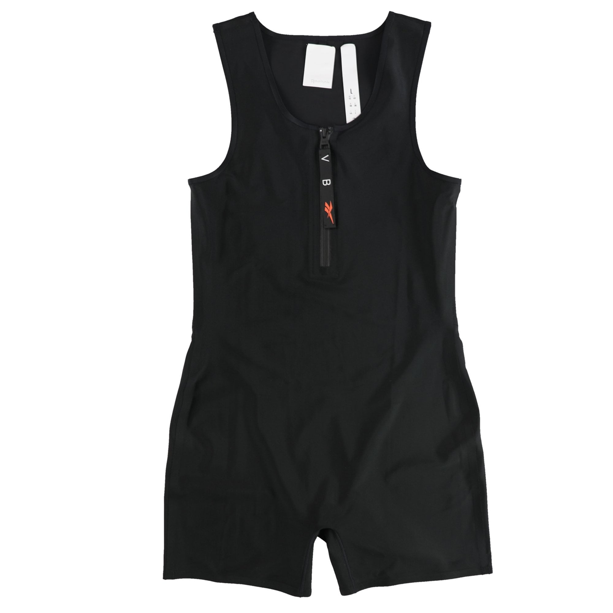Reebok Womens Unitard Bodysuit Jumpsuit, Black, Large - Walmart.com