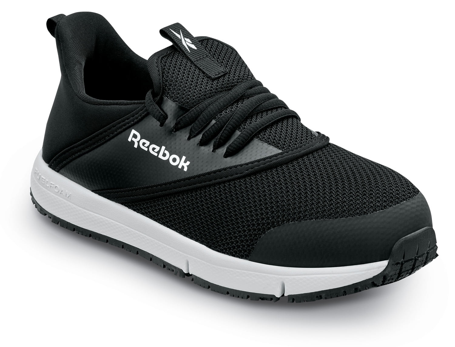 Reebok Work DayStart Work, Women's, Black/White, Steel Toe, EH, MaxTRAX ...