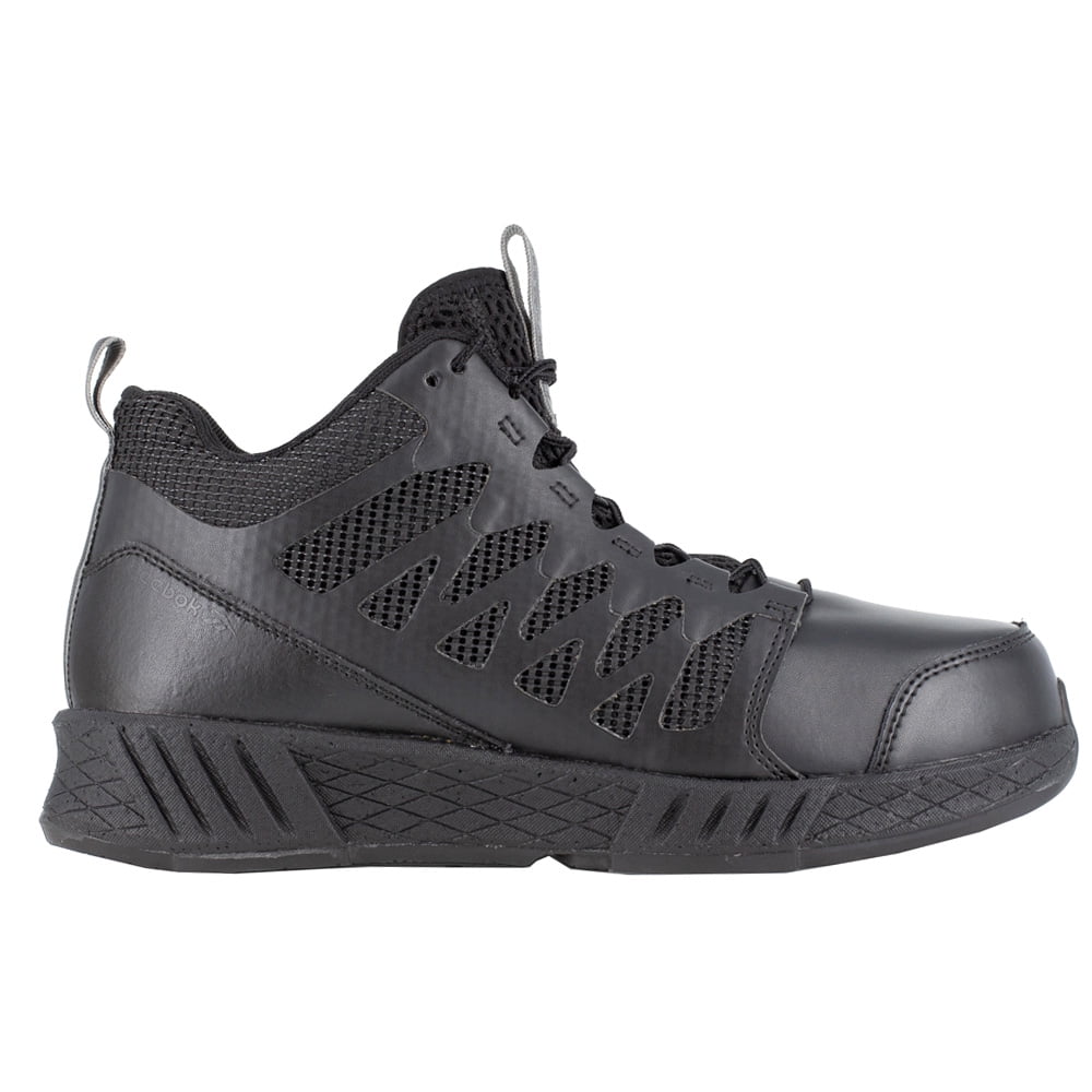 Reebok Work Men's Floatride Energy Soft Toe Mid-Cut Tactical Boot Black ...