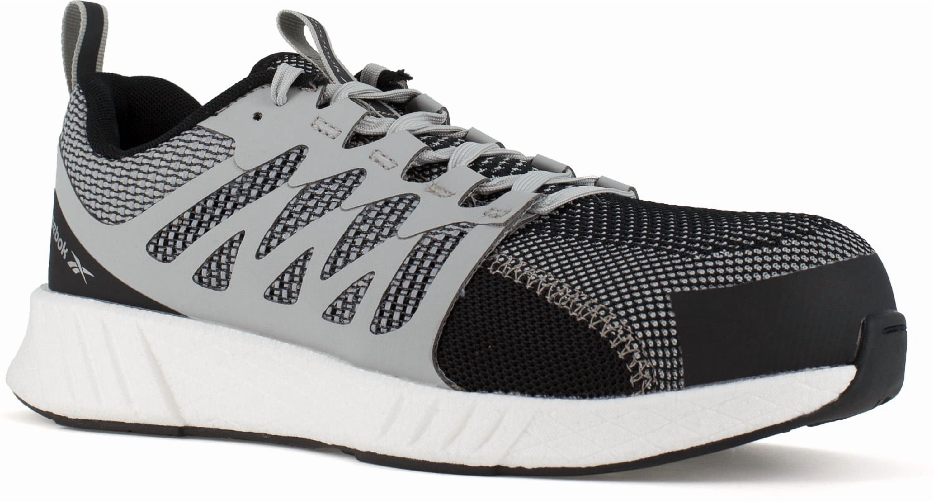 Reebok Work Fusion Flexweave Work, Men's, Grey/White, Comp Toe, EH, Low ...
