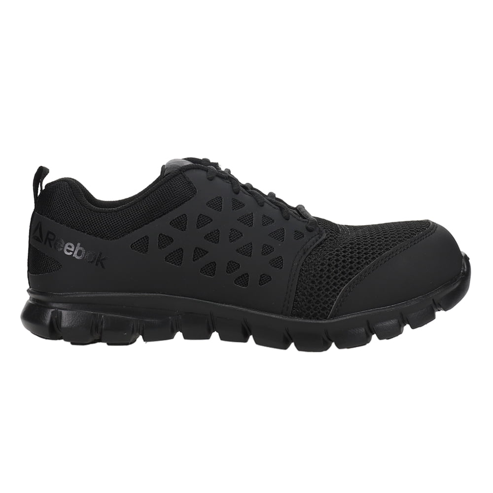 Reebok Work Men's Sublite Cushion Running Sneakers, Composite Toe Work ...
