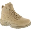 Reebok Mens Desert Tan Suede Tactical Boots Rapid Response RB Side Zip ...