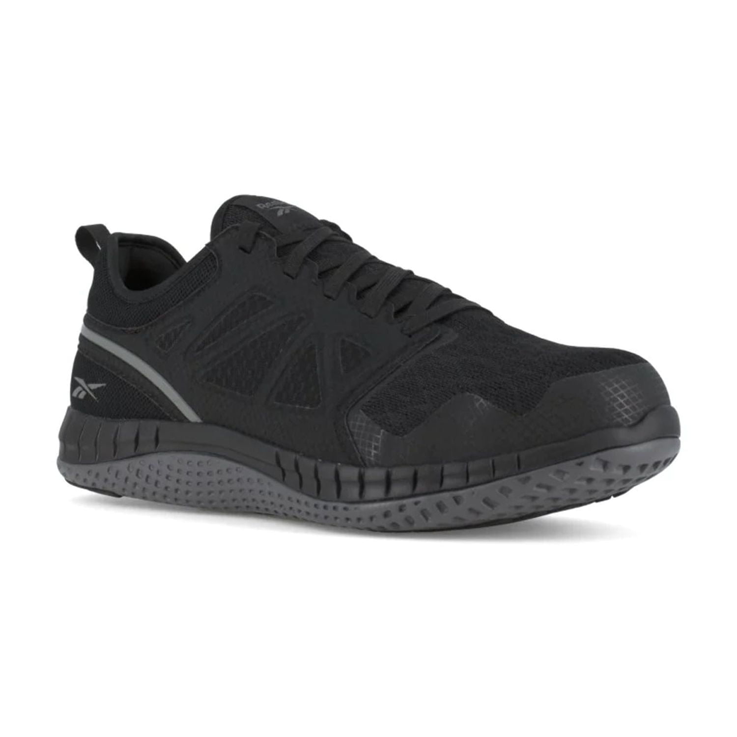 Reebok Work Women's Zprint Steel Toe ESD Athletic Work Shoe Black/Grey ...