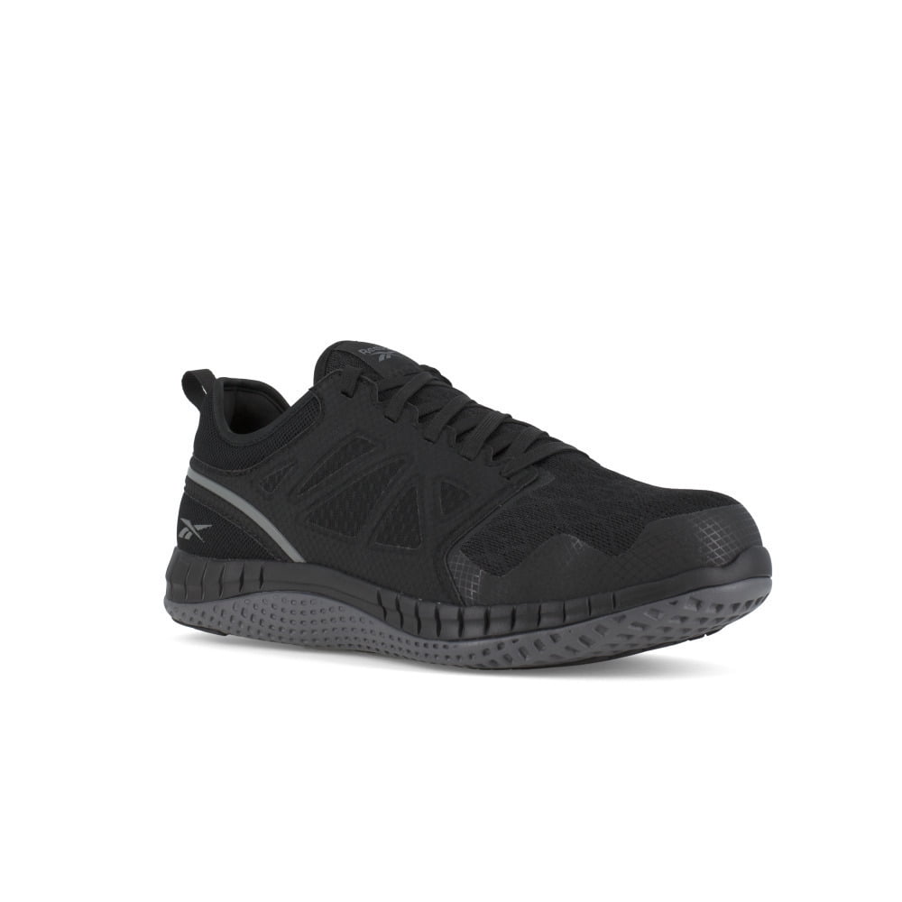 Reebok Work Womens Zprint Steel Toe ESD Athletic Work Shoe Black/Grey ...