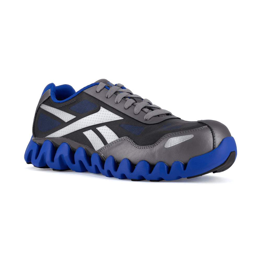 Reebok Work Men's Zig Pulse Composite Toe Work Athletic Work Shoe Grey ...
