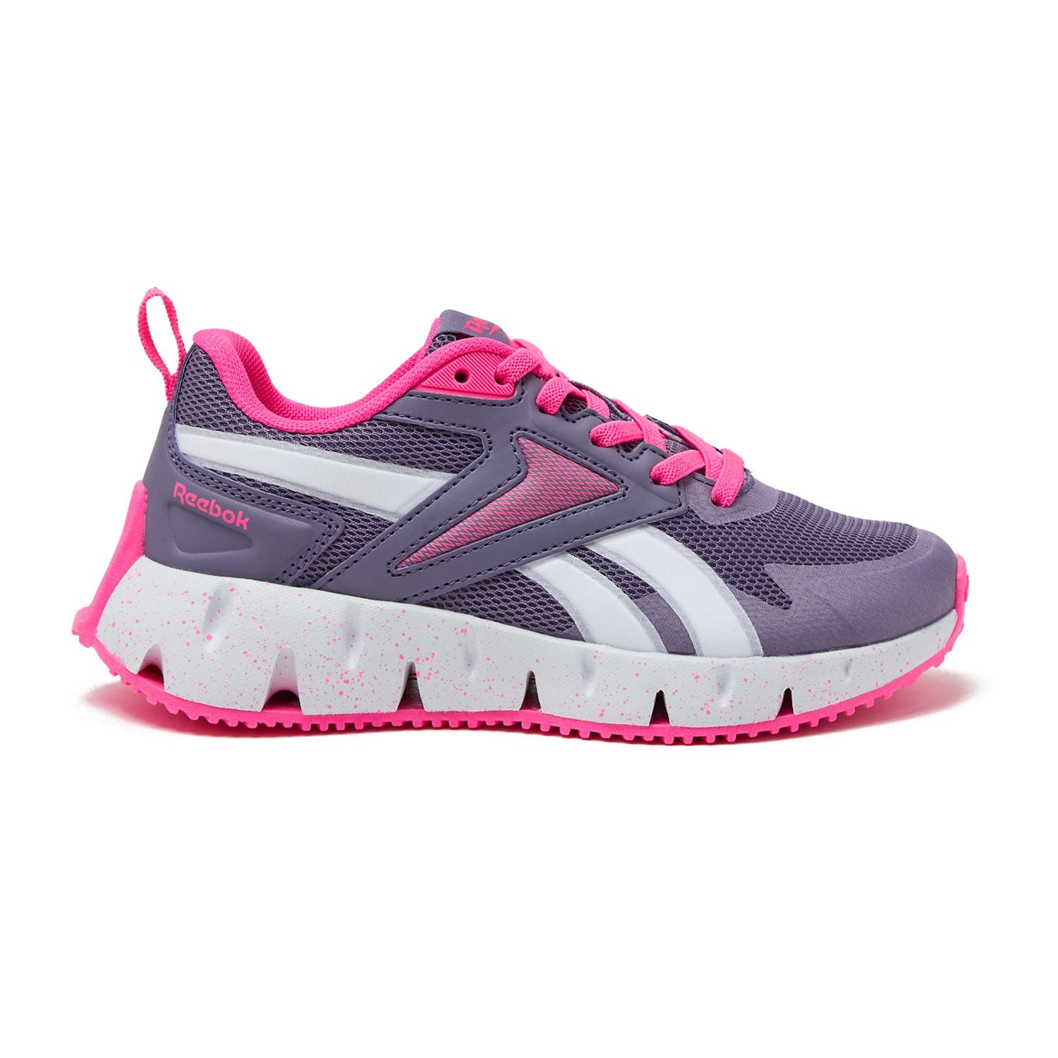 Reebok Zig Vector Little Kids' Shoes Color: Purple Pink White Size: 3 ...