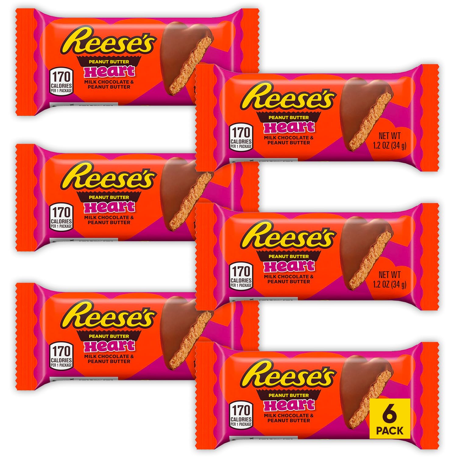 Reeces Heart Milk MMF7 - Reeces Peanut Butter Gift BoCandy Candy Bulk ...