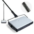 Reecoo Carpet Sweeper Manual for Floor Sweep with Dual Dustbin, Large ...