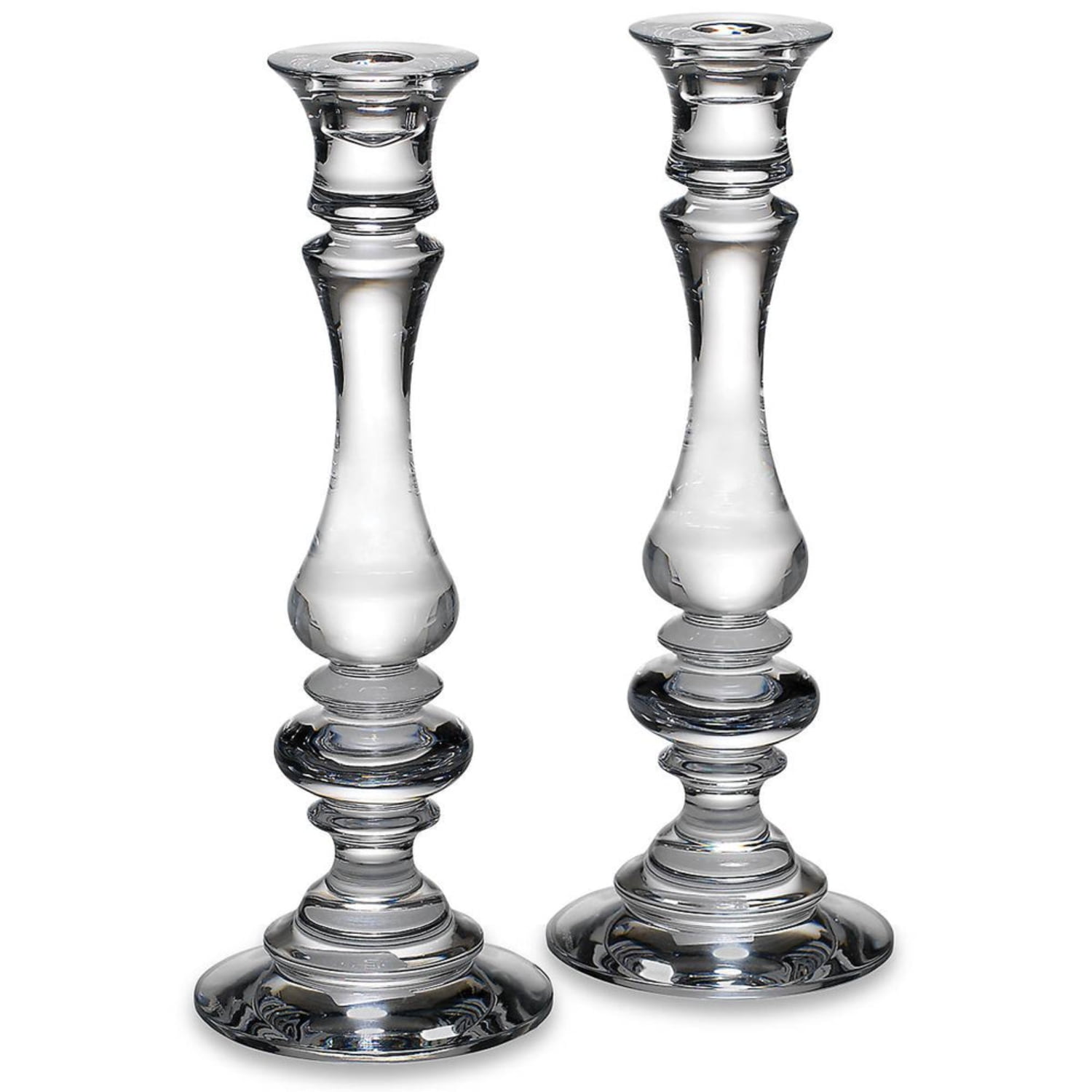 Lenox Reed And Barton Weston Crystal 2-Piece Candleholder, 11", Clear ...