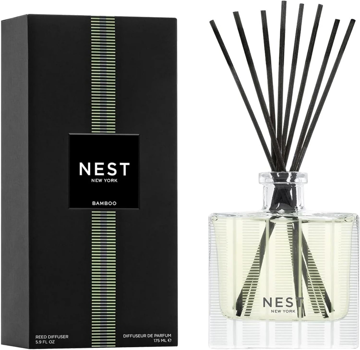 Reed Diffuser, Bamboo - 5.9 fl oz - Fragrance for Up to 90 Days ...