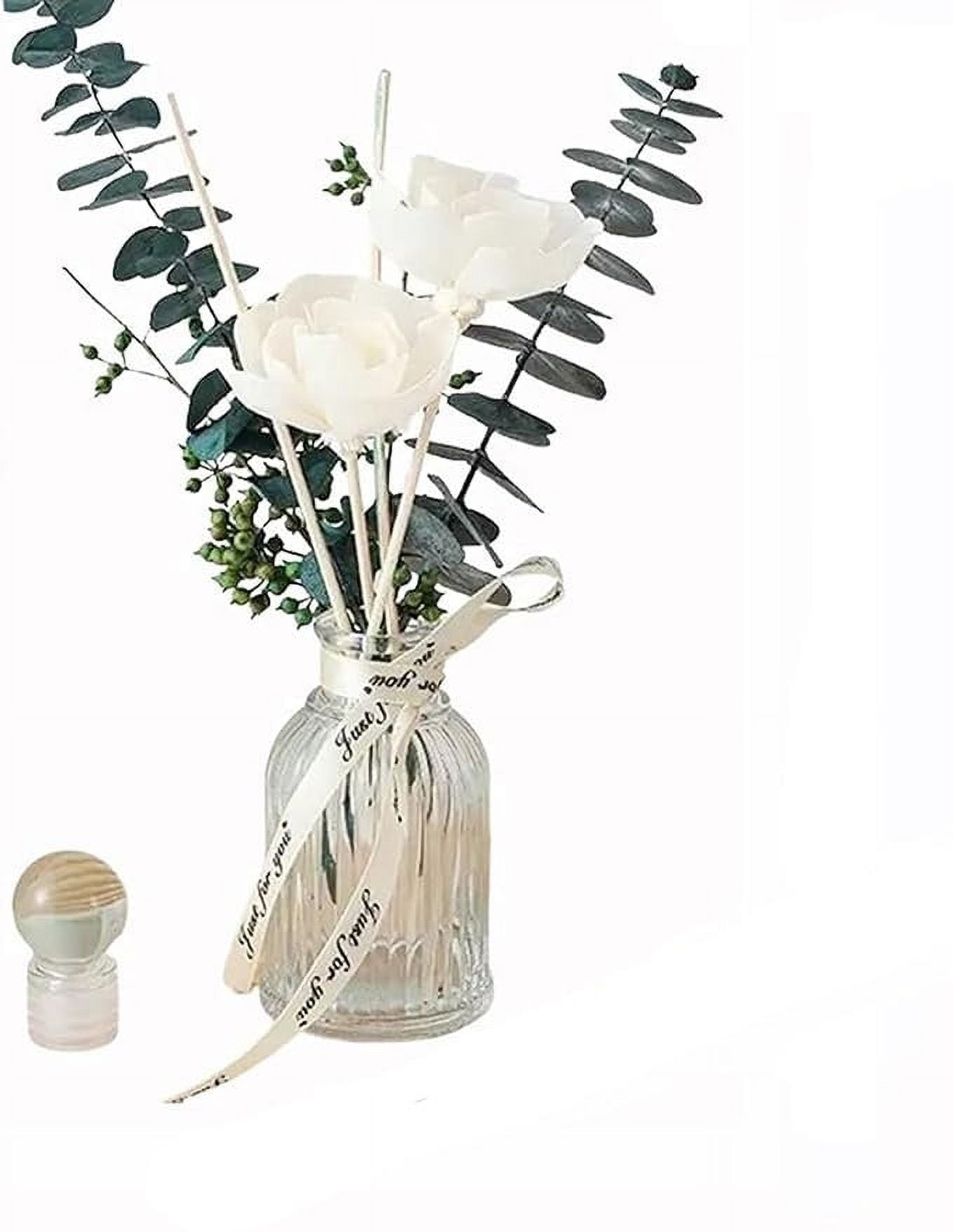 Reed Diffuser with Dried Flowers,Household Indoor Diffuser,Decorative ...