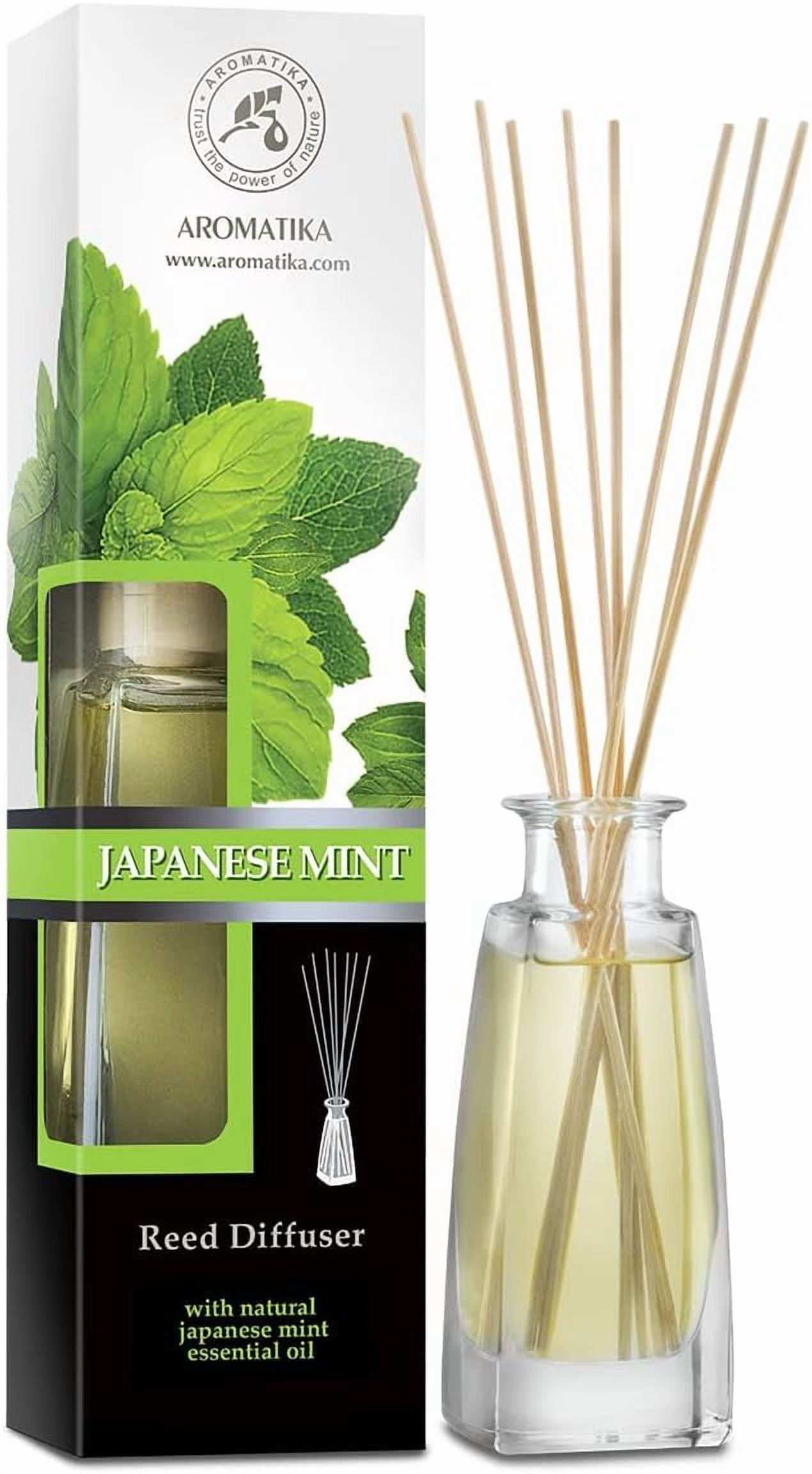 Reed Diffuser Japanise Mint 3.4 Fl Oz (100ml) - Scented Diffuser with ...