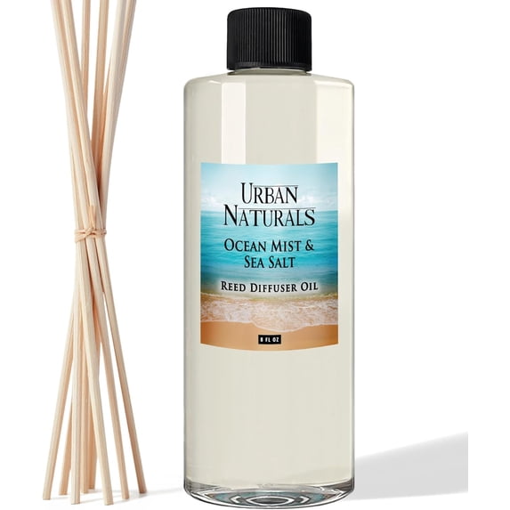Reed Diffuser Oil Refill Ocean Mist Sea Salt with Salt Spray, Violet ...