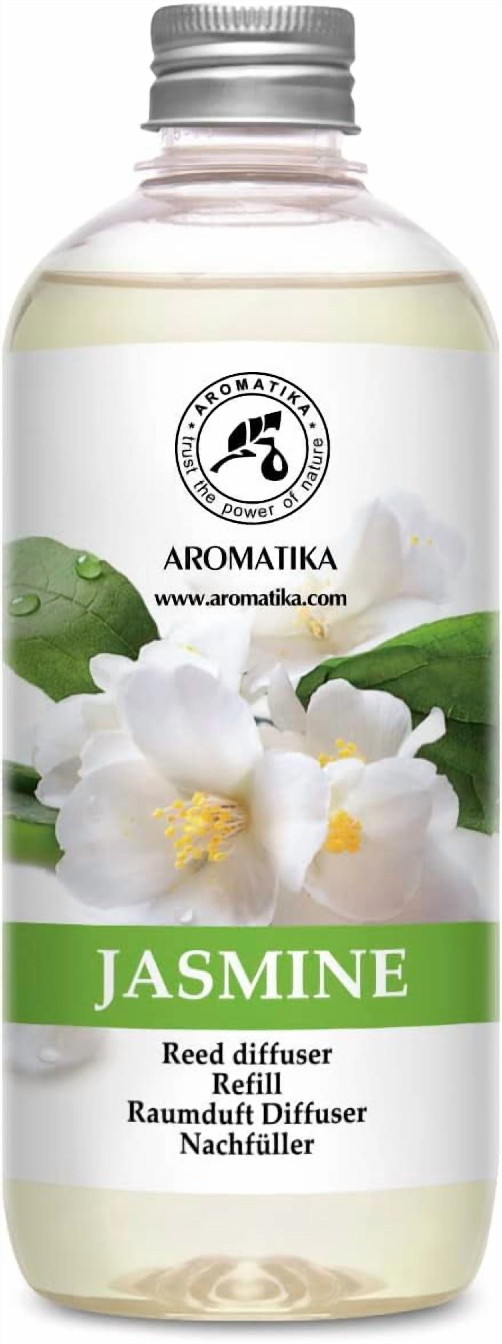 Reed Diffuser Refill w/Natural Essential Jasmine Oil 17 Fl Oz - Fresh ...