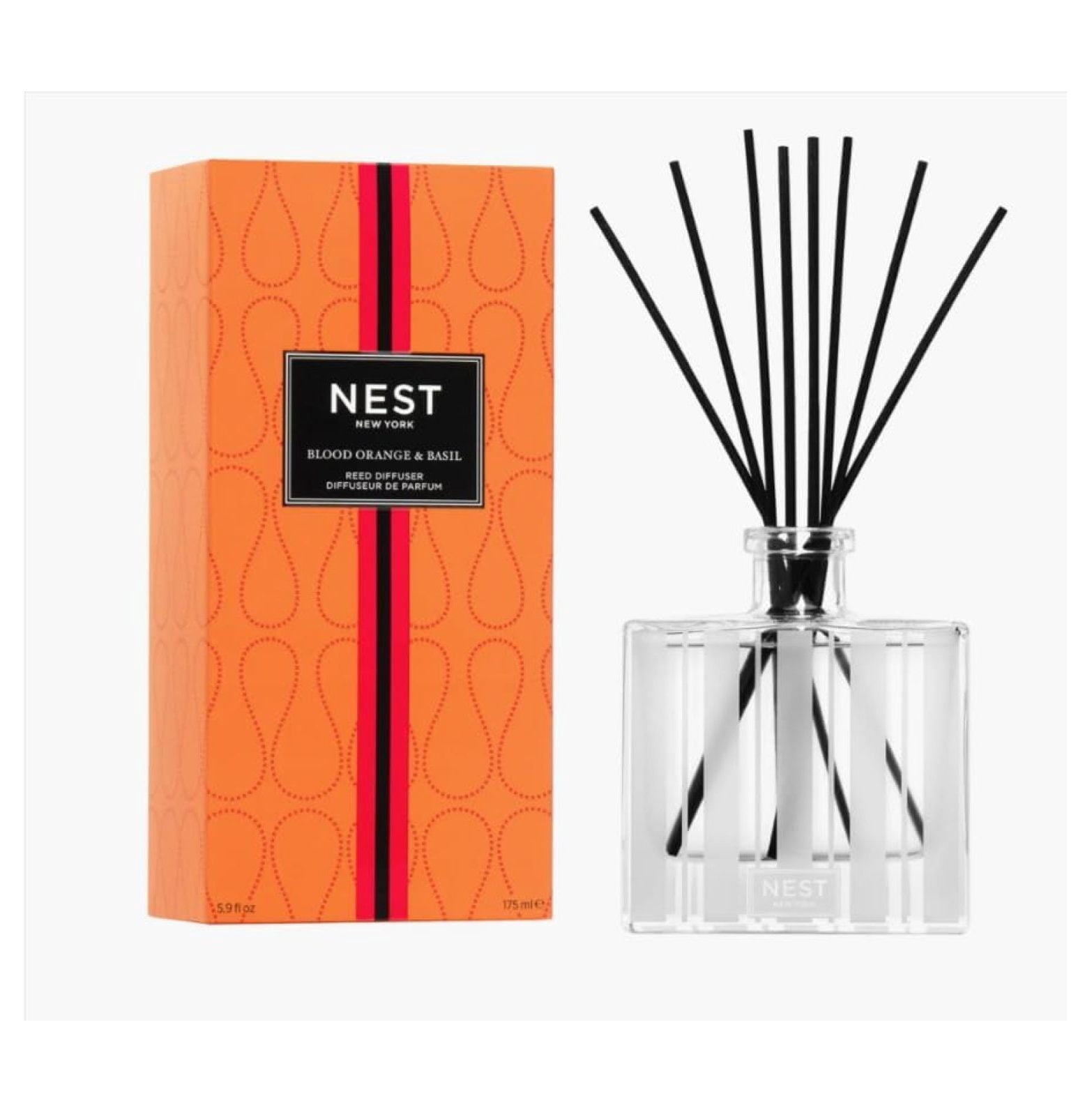 Reed Diffuser Set with Blood Orange & Basil Scent, 5.9 fl oz - Walmart.com