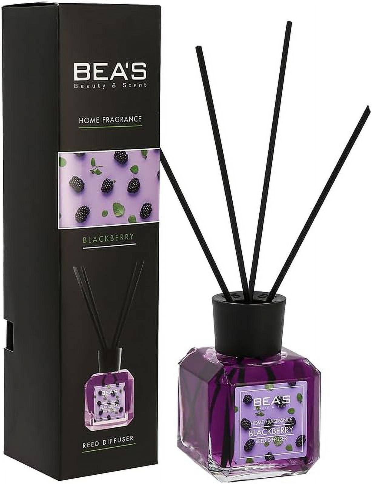 Reed Diffuser Wih Sicks, Blackberry, 4.05 Fl Oz (120 Ml), Long Lasing ...