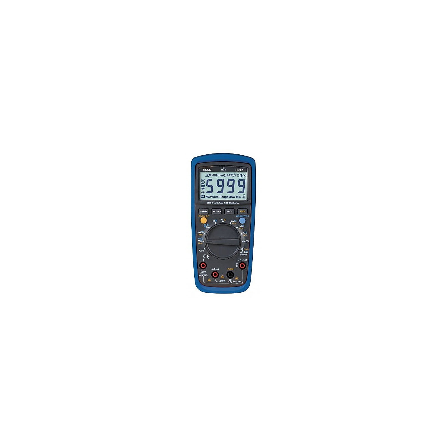Reed Instruments REED R5007 TRMS Digital Multimeter with Non-Contact ...