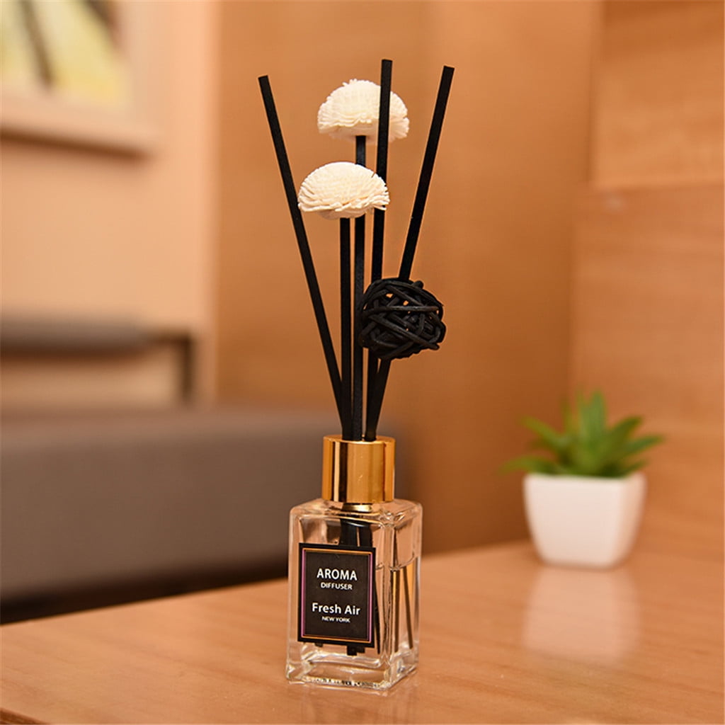 Reed Oil Diffusers with Natural Sticks, Glass Bottle and Scented Oil ...