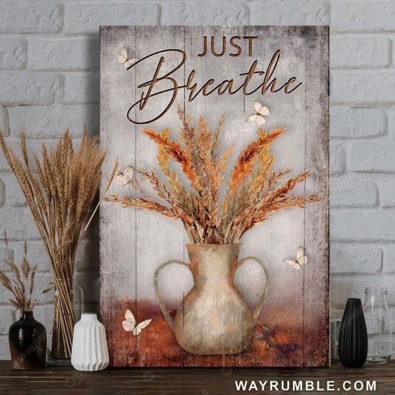 Reed Painting White Butterfly Still Life Drawing Just Breathe - Jesus ...