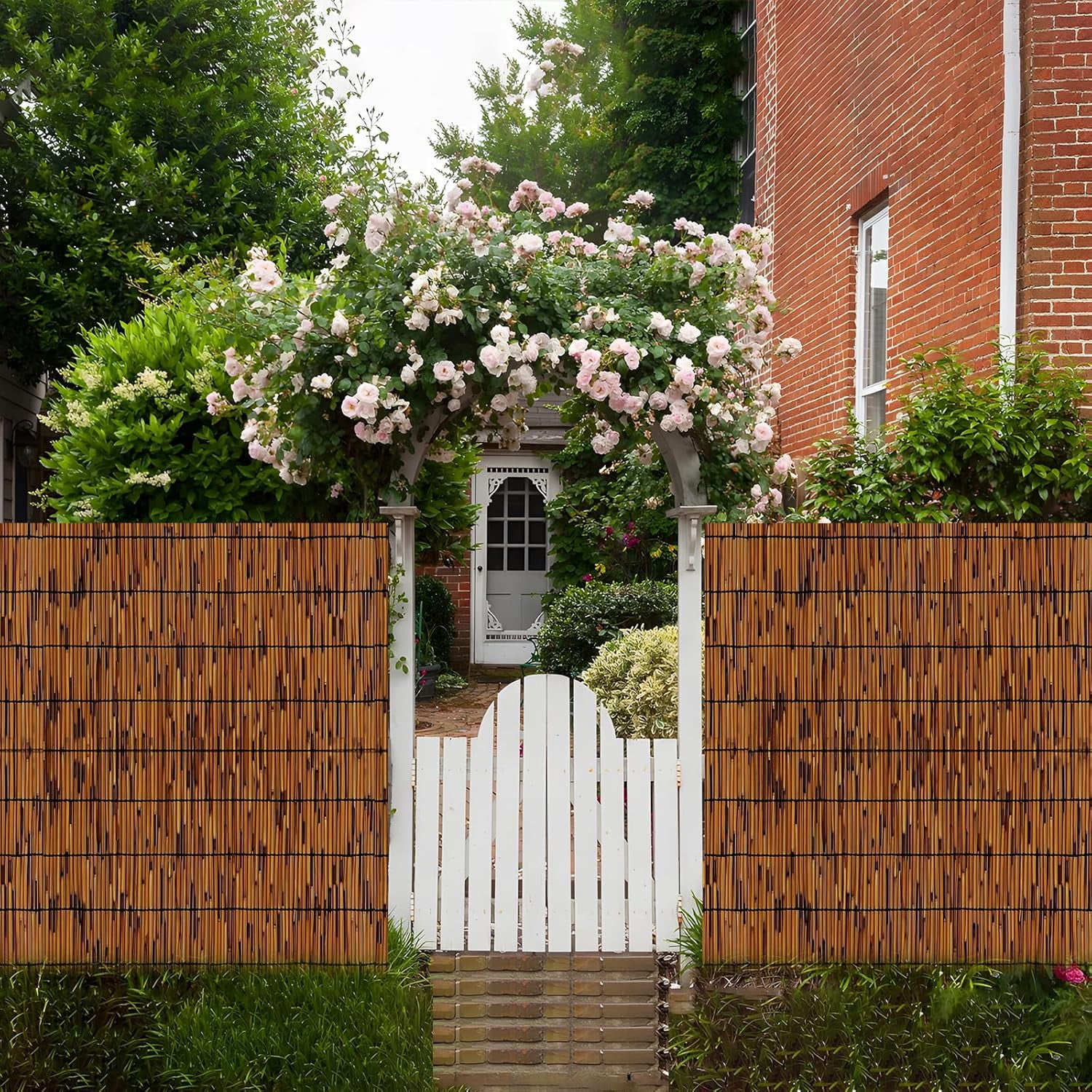 Reed Privacy Fencing, 6FT x 16.4FT,Natural Bamboo Reed Screen for ...