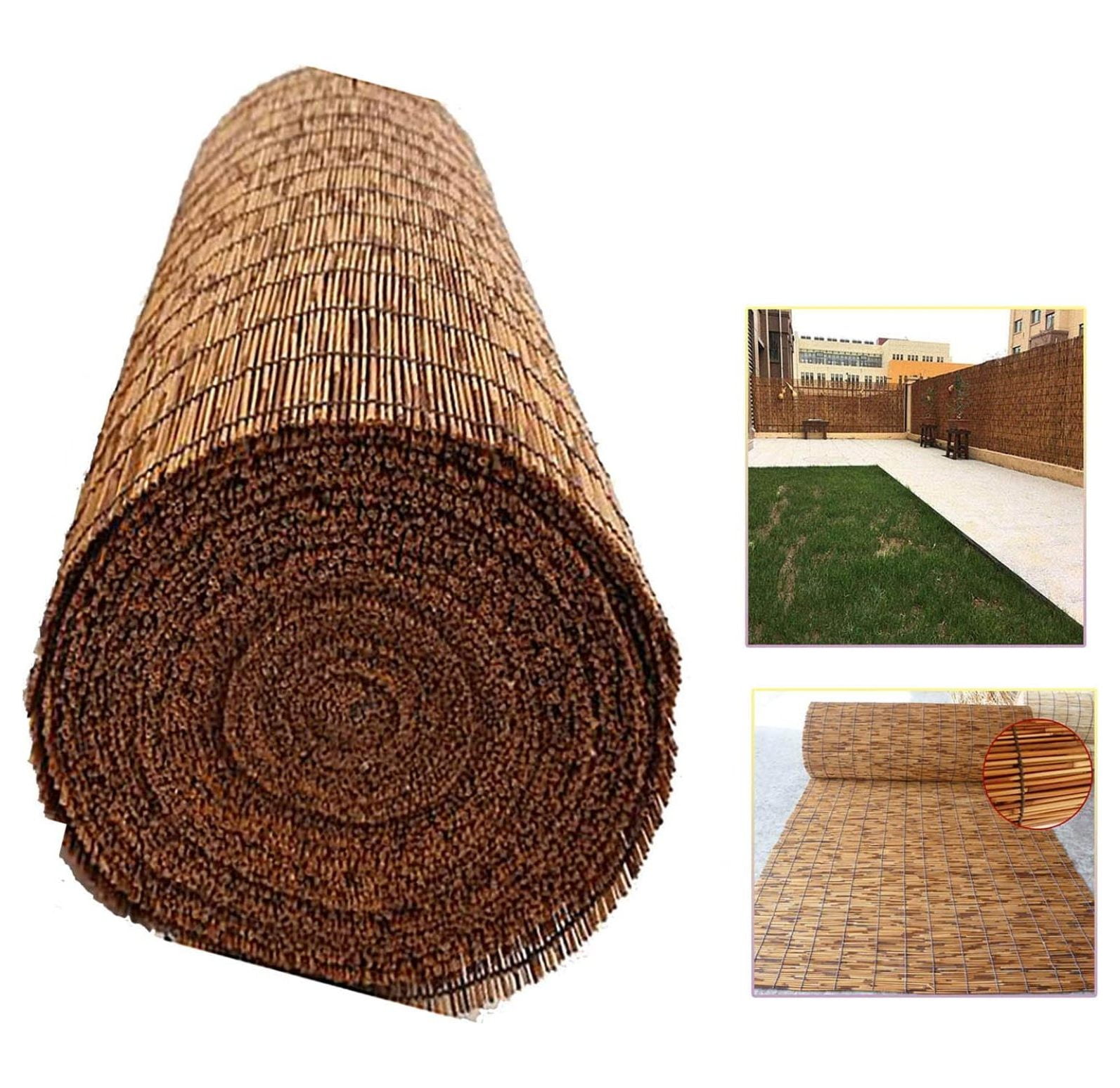 Reed Screening, Patio Privacy Screen, Bamboo Fencing Rolls 4 Feet High, Decorative Fences, for ...