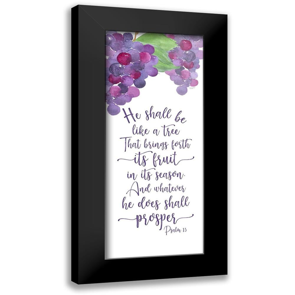 Reed, Tara 10x18 Black Modern Framed Museum Art Print Titled - Fruit of ...